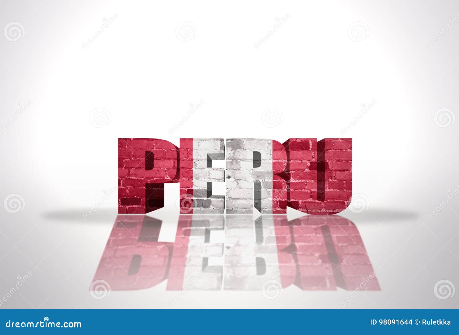 Word Peru on the White Background Stock Illustration - Illustration of ...