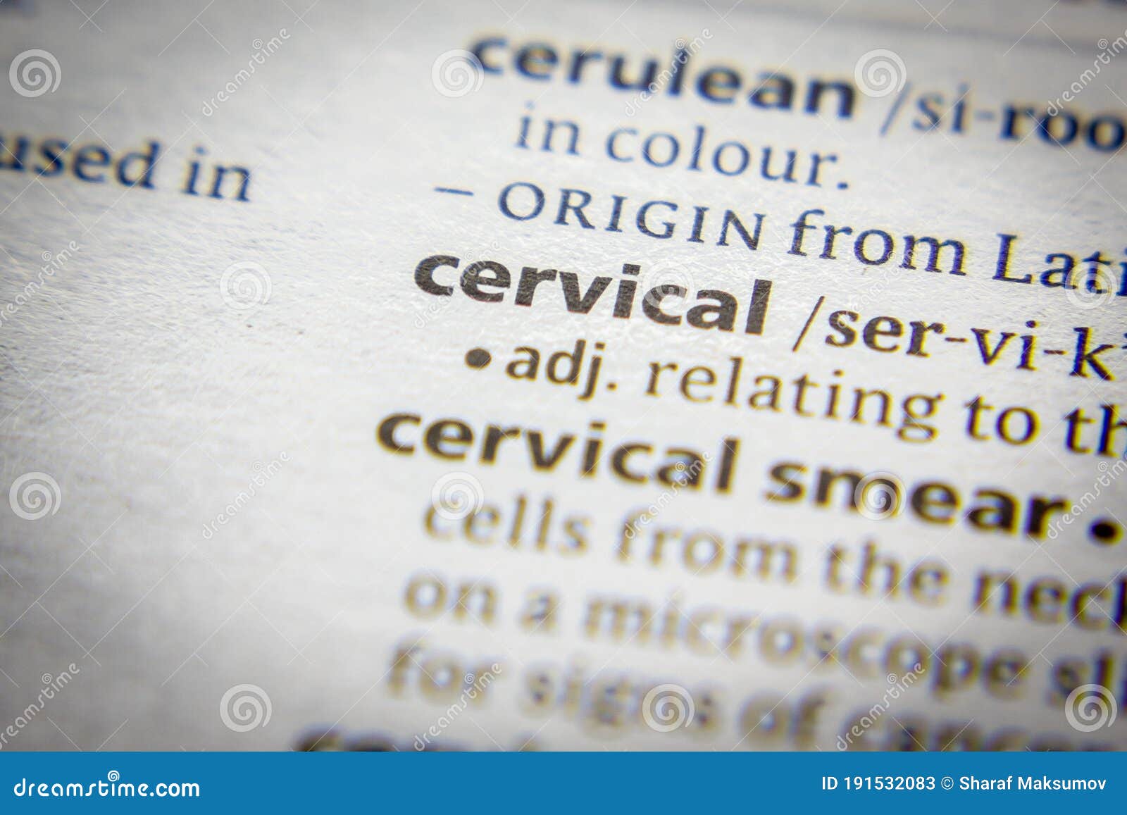 Definition Of Cervical Cancer Royalty-Free Stock Photo | CartoonDealer ...