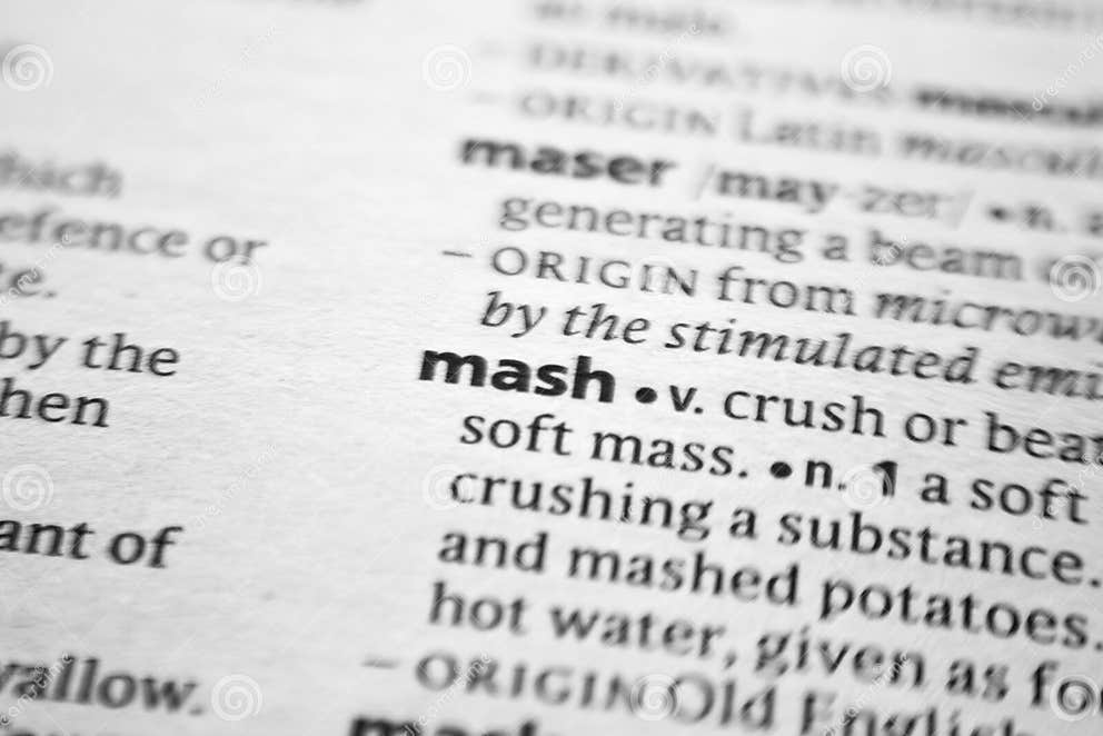 Word or Phrase Mash in a Dictionary Stock Photo - Image of dictionary ...