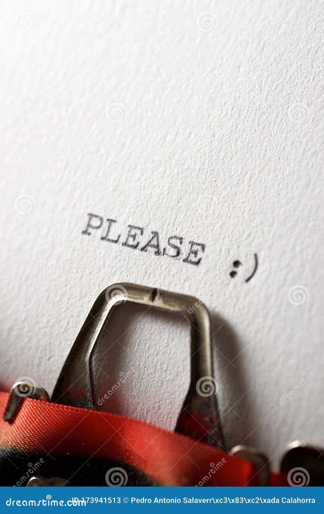 Please concept view stock image. Image of analog, letters - 173941513