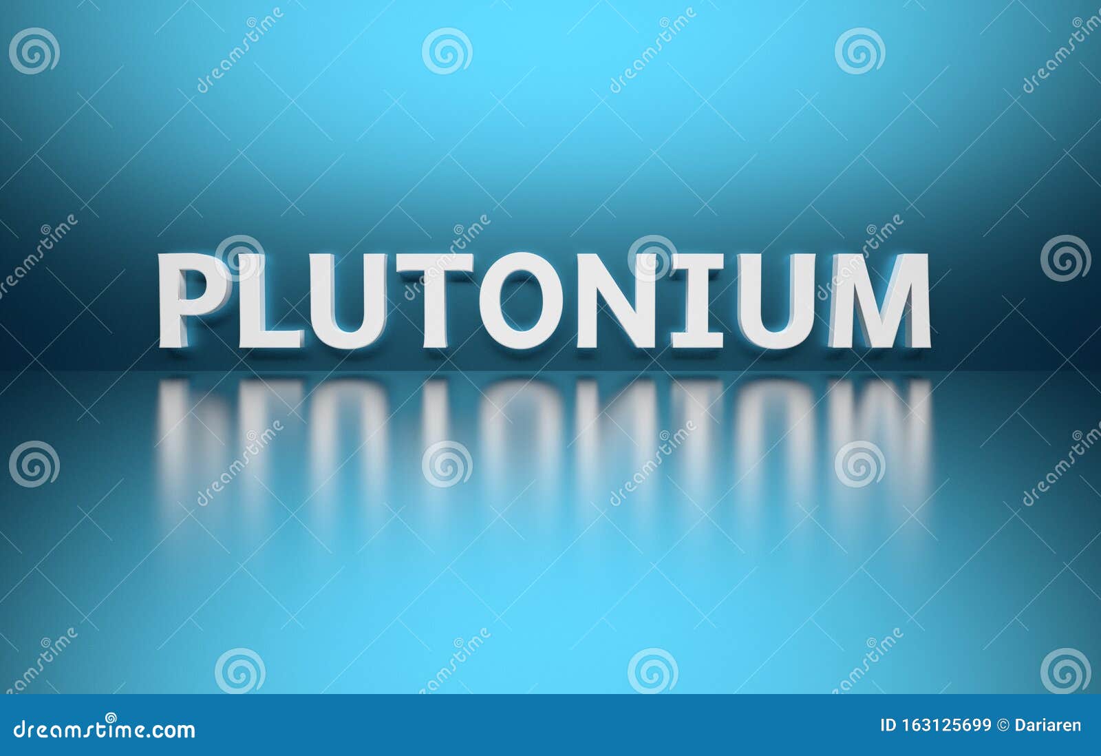 Word Plutonium on Blue Background Stock Illustration - Illustration of ...