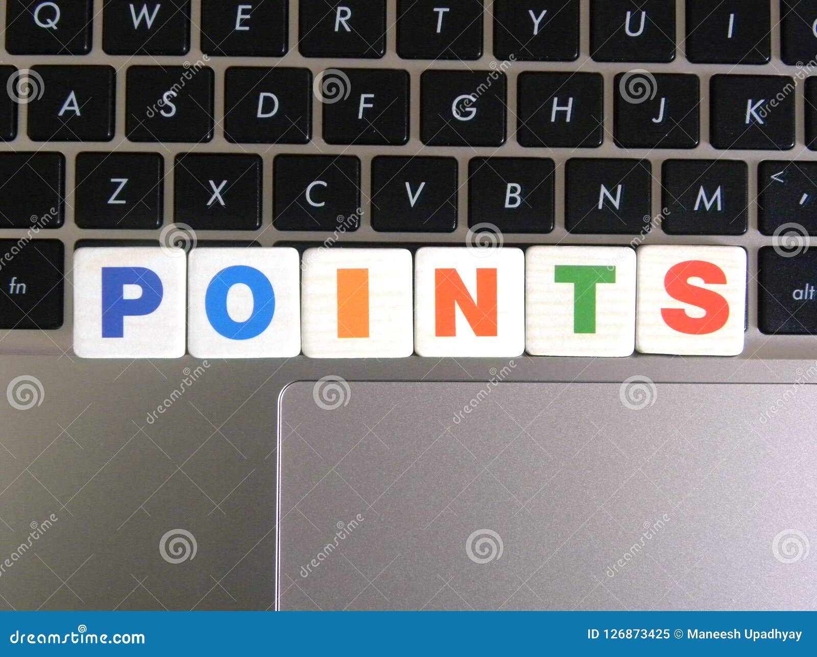 Word Points on Keyboard Background Stock Image - Image of concept ...