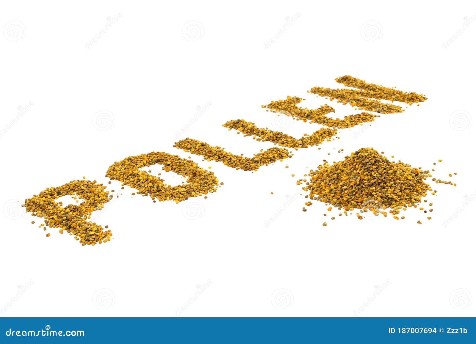 The Word Pollen Wiped Into A Pollen Covered Door Stock Image ...