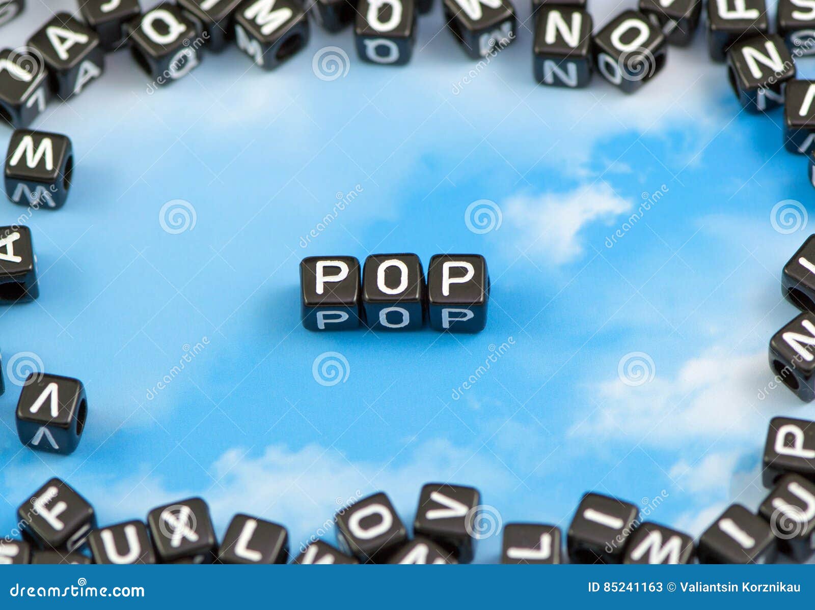 The word pop stock image. Image of bubble, concept, blonde - 85241163