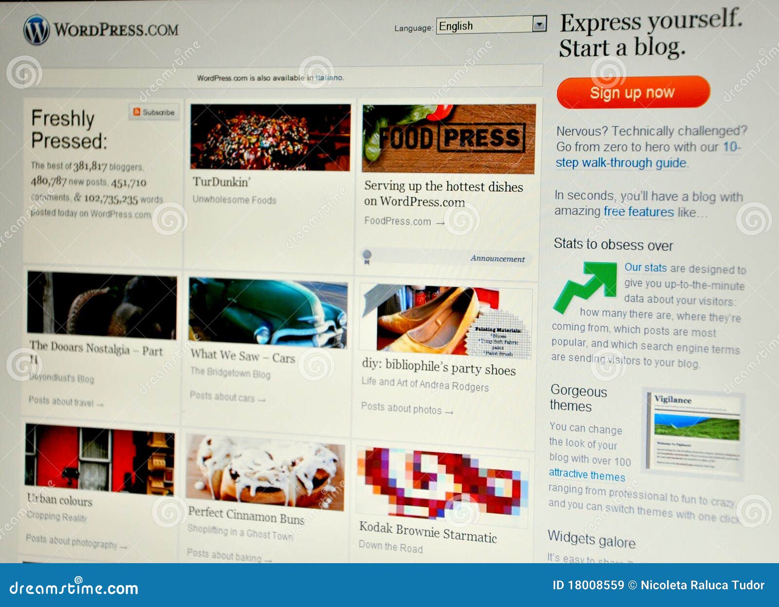 Word press website editorial stock image. Image of office - 18008559