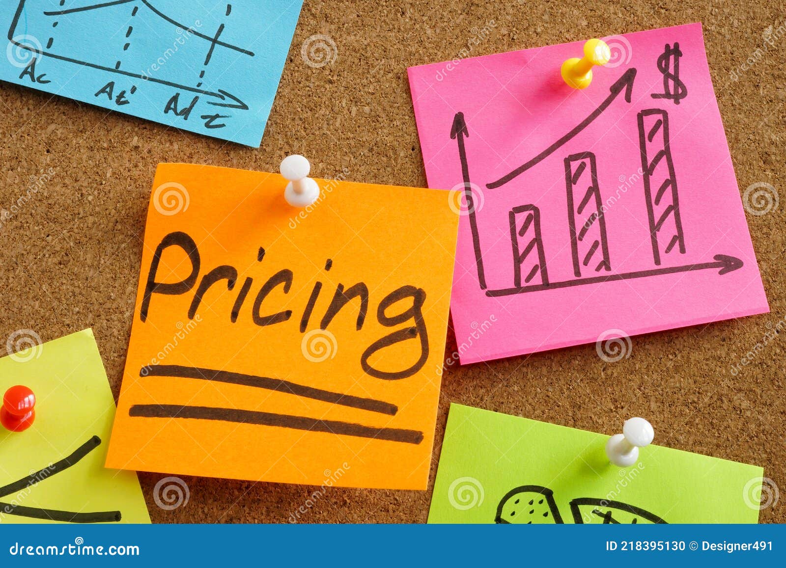 Word Pricing about Strategy and Planning and Memo. Stock Photo - Image ...