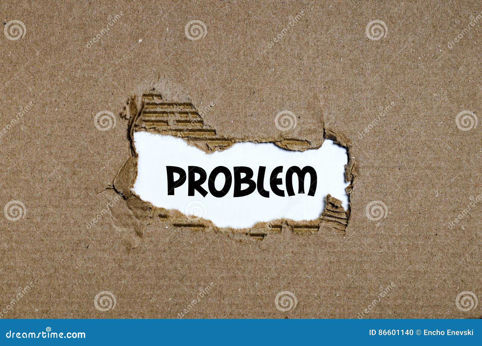 The Word Problem Appearing Behind Torn Paper Stock Photo - Image of ...