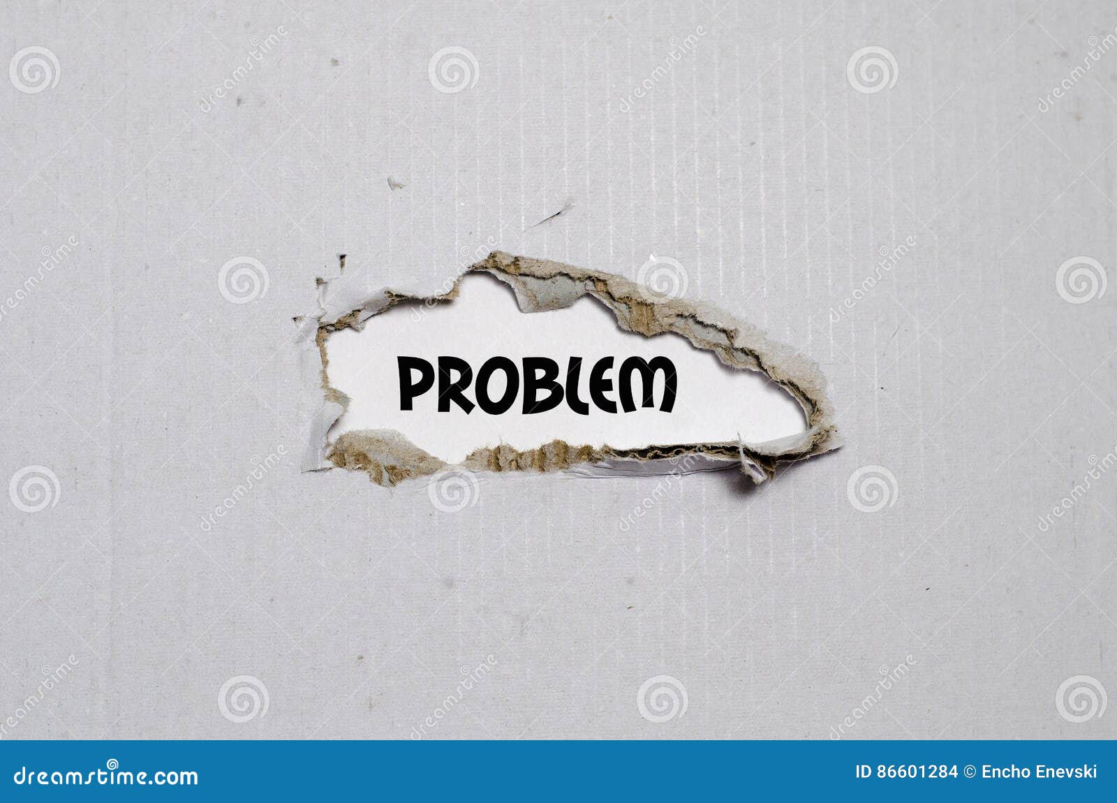 The Word Problem Appearing Behind Torn Paper Stock Photo - Image of ...