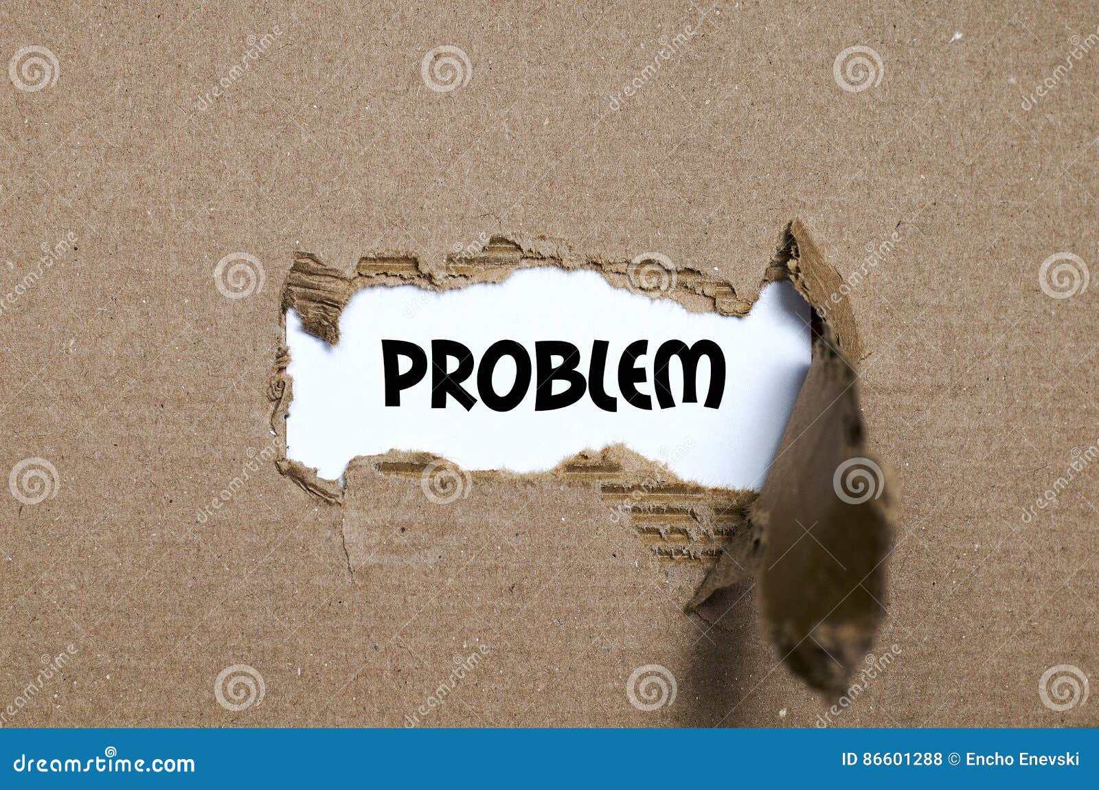 The Word Problem Appearing Behind Torn Paper Stock Photo - Image of ...