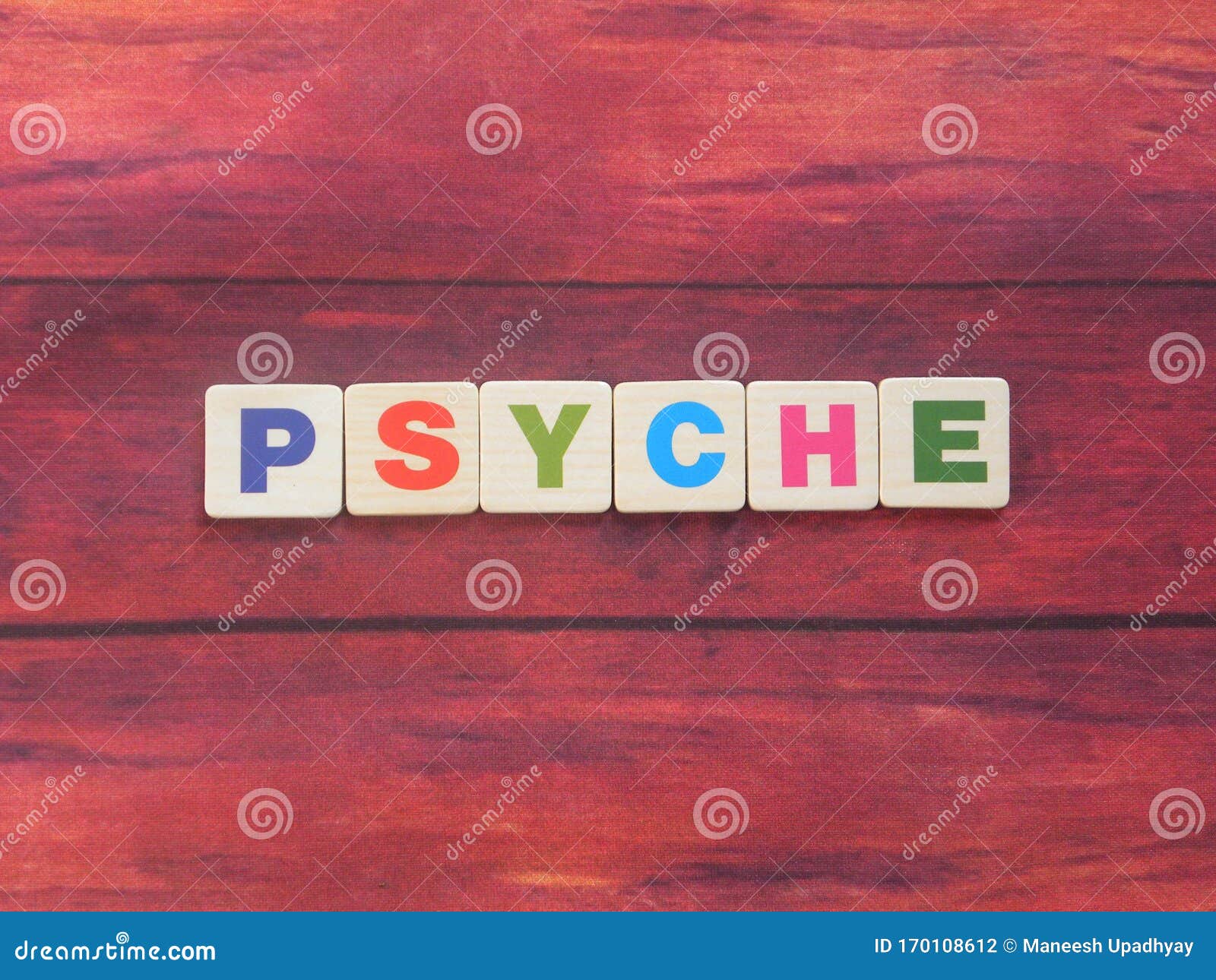 Word Psyche stock photo. Image of blank, abstract, english - 170108612