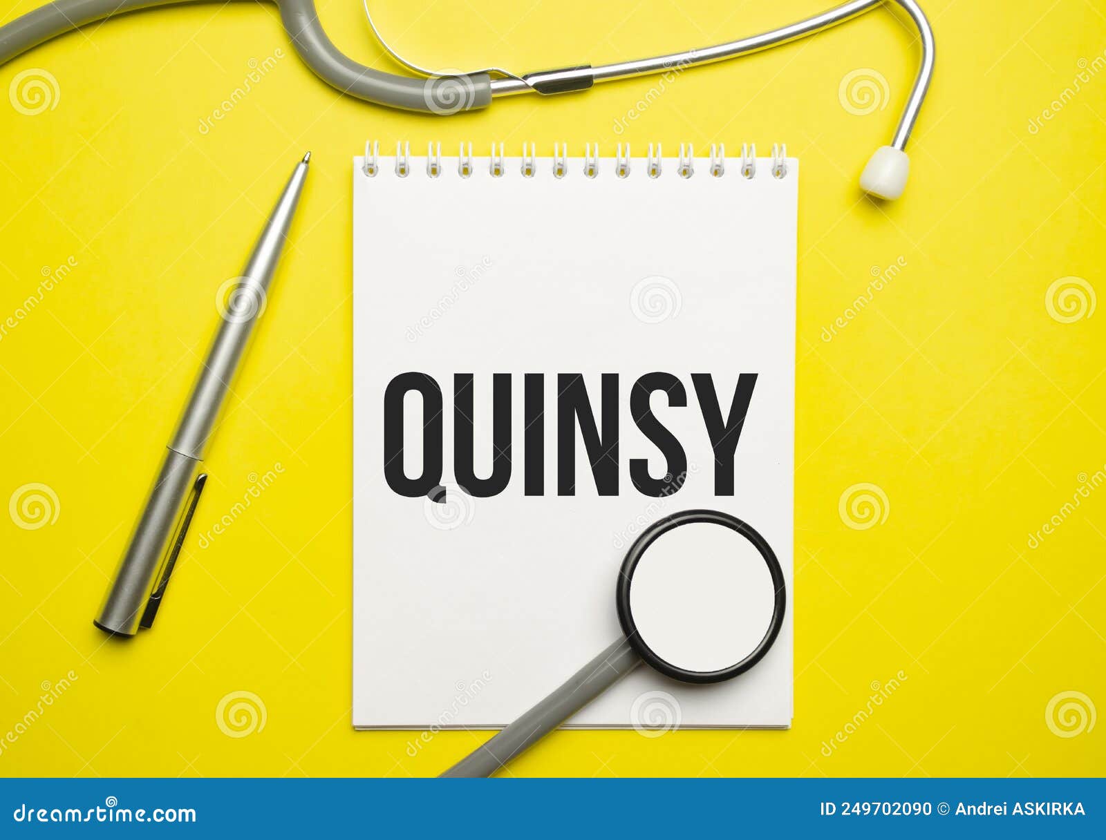 Quinsy Word On Wooden Cubes. Quinsy Concept. Medical Concept Royalty ...