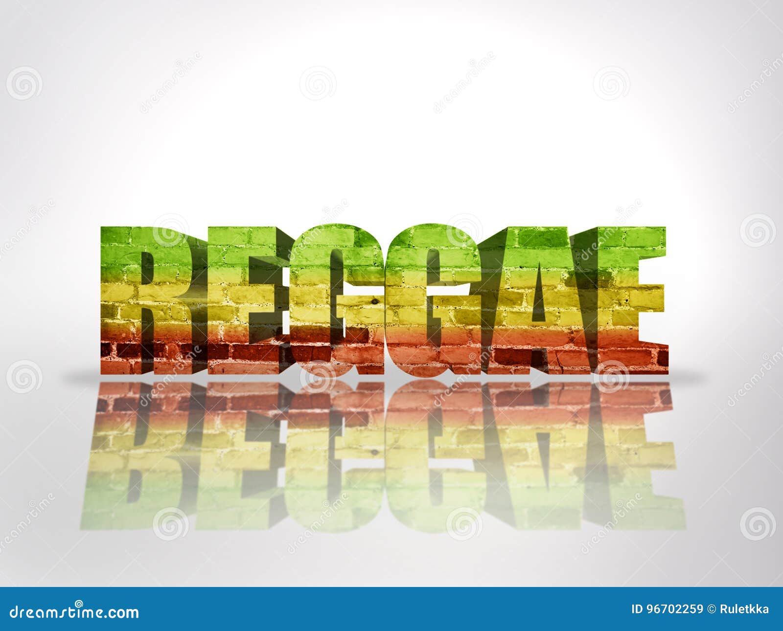 Word Reggae stock illustration. Illustration of jamaica - 96702259