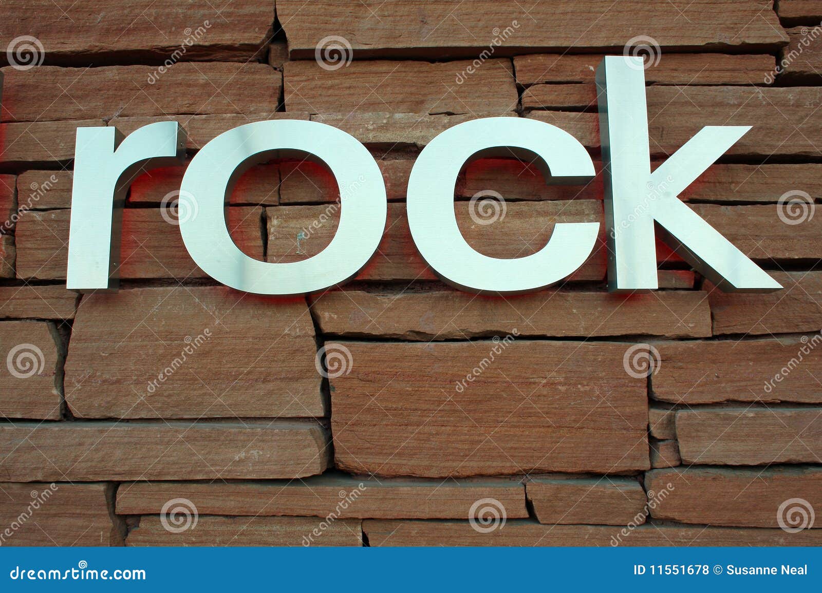 The word rock on a wall stock photo. Image of music, stability - 11551678