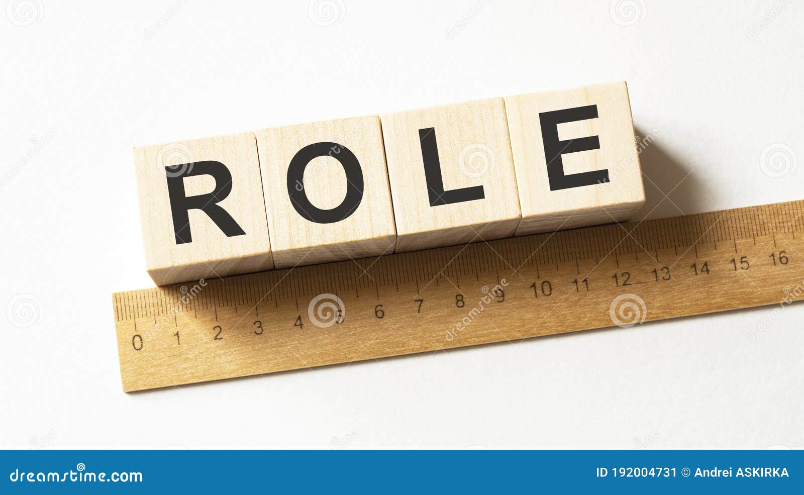 Word ROLE Made with Wood Building Blocks Stock Image - Image of ...