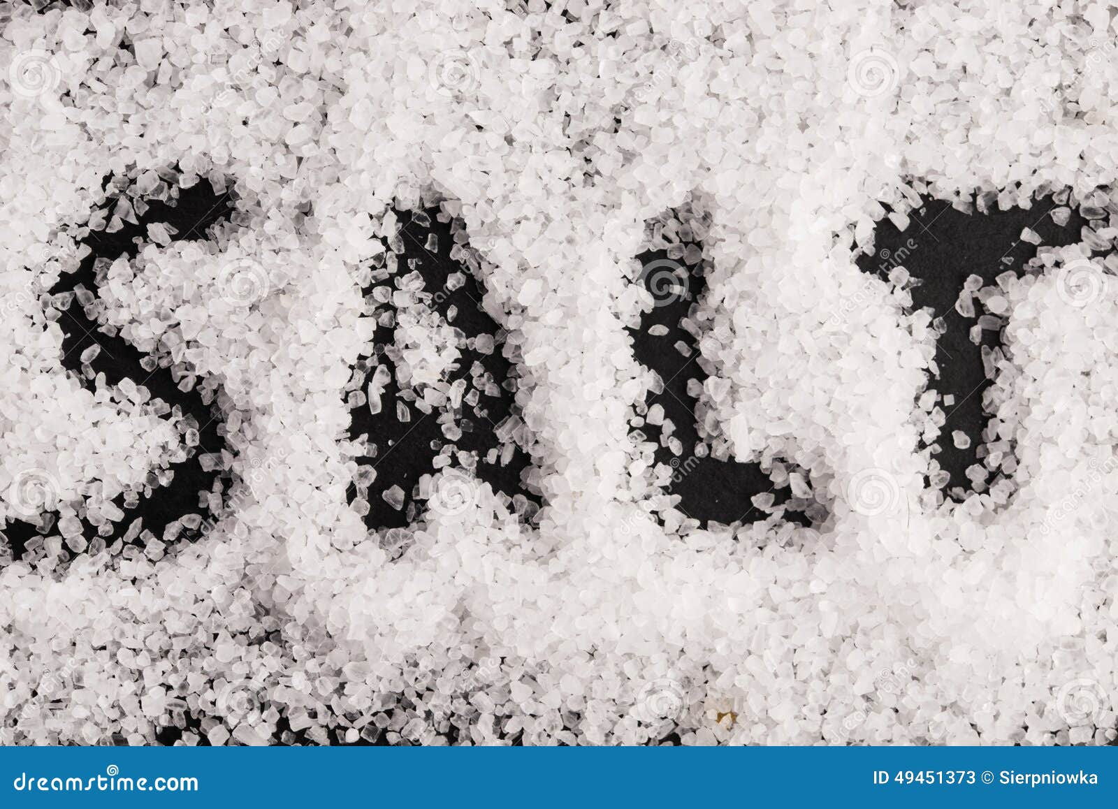 The word salt stock image. Image of rock, rustic, iodine - 49451373