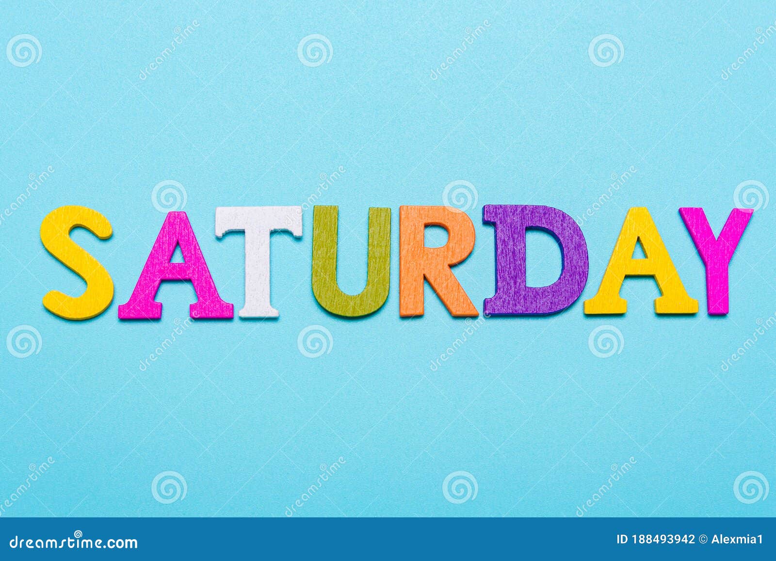 Saturday Word Images