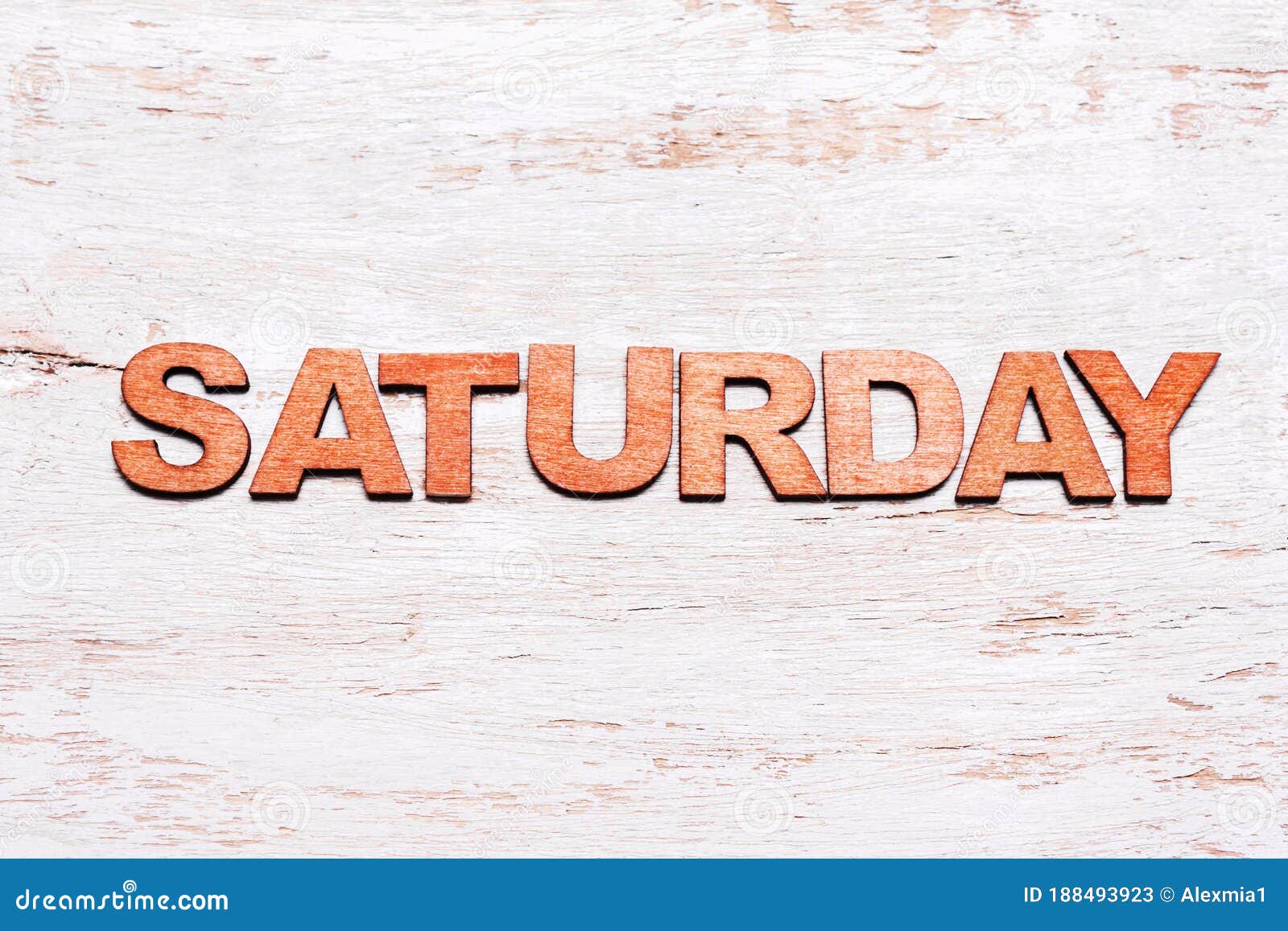 Word Saturday Made of Wood Letters Stock Image - Image of text, type ...
