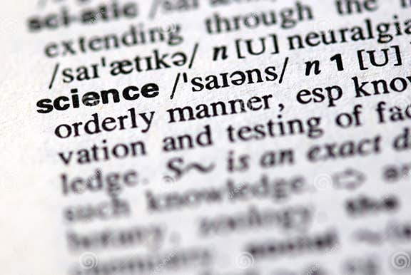 The Word Science in a Dictionary Stock Image - Image of digital ...