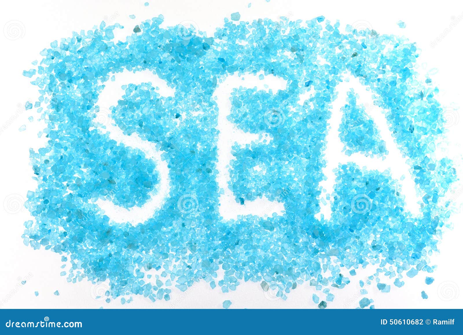 The word sea stock photo. Image of dark, design, crystal - 50610682