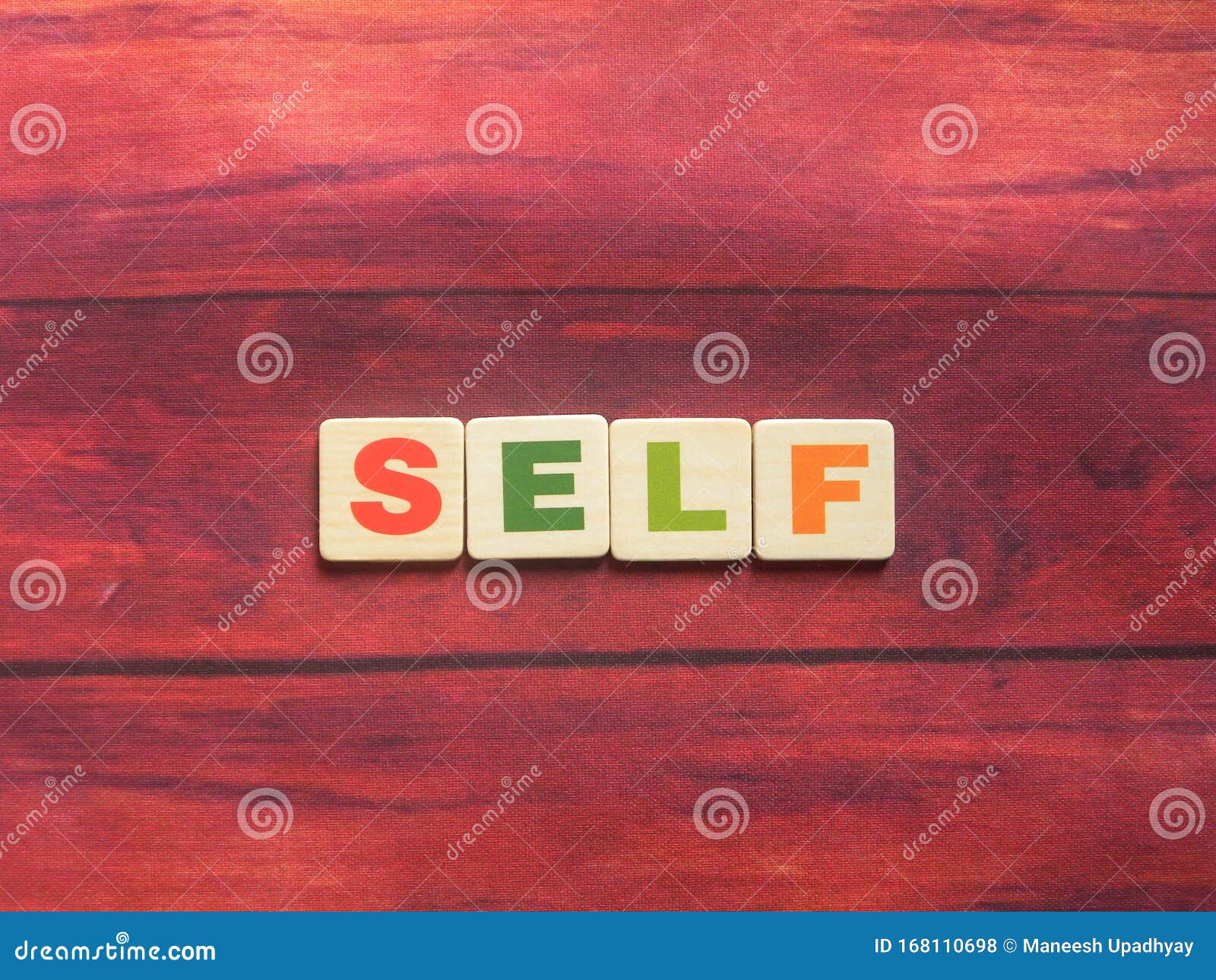 Word Self on wood stock photo. Image of message, backgrounds - 168110698