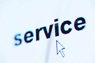 Word service stock image. Image of concepts, sign, macro - 9013131