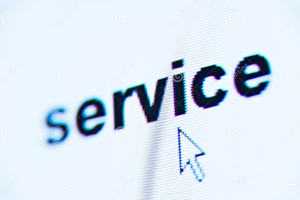 Word service stock image. Image of concepts, sign, macro - 9013131
