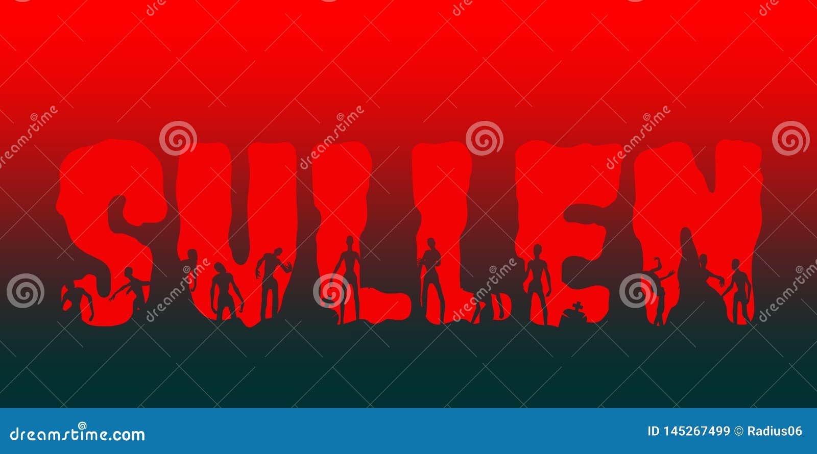 Word and Silhouettes on Them Stock Vector - Illustration of funny ...