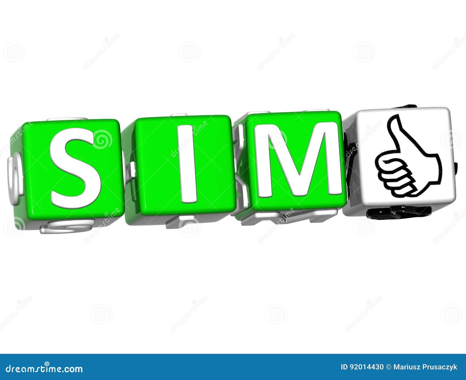 The Word Sim - Yes in Many Different Languages. Stock Illustration ...