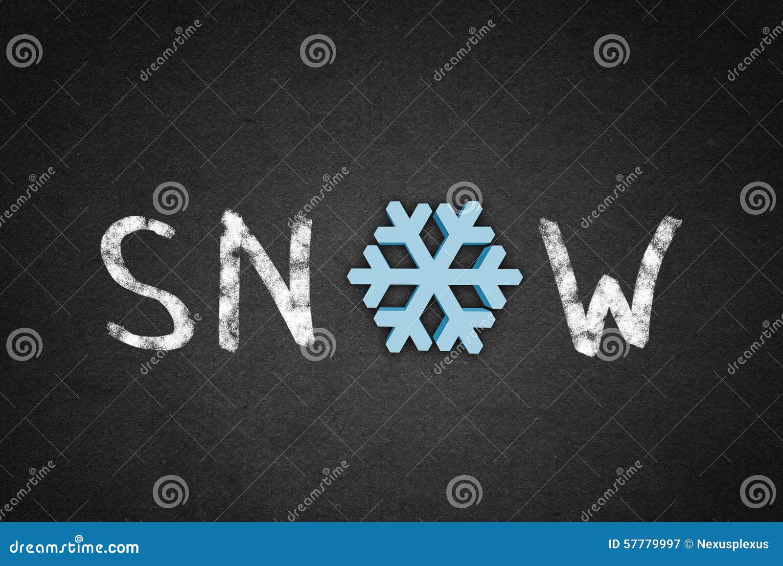 Word snow stock image. Image of season, sign, frozen - 57779997