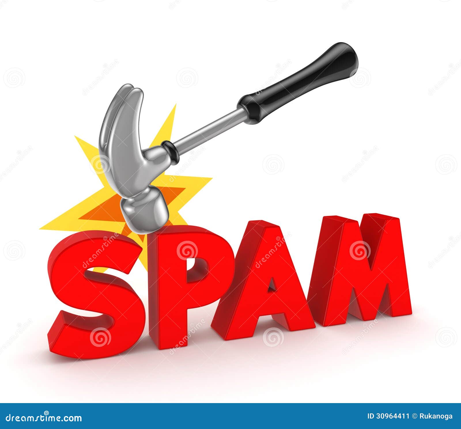 Word SPAM. stock illustration. Illustration of internet - 30964411