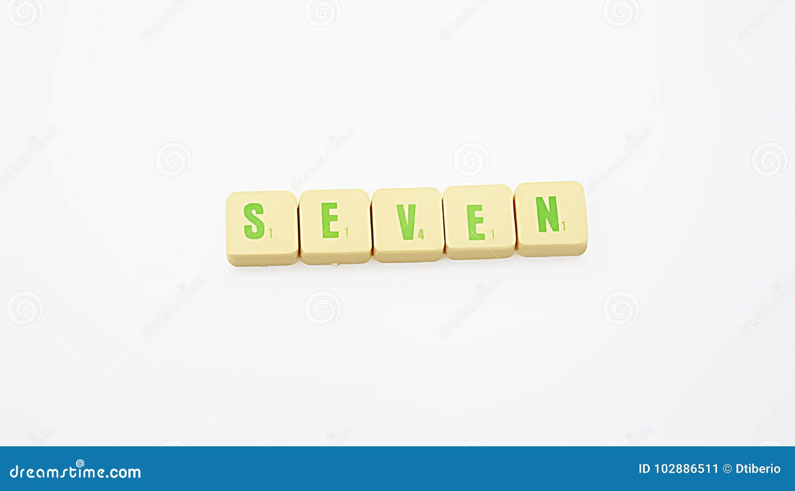 Word Seven stock image. Image of script, meaning, text - 102886511