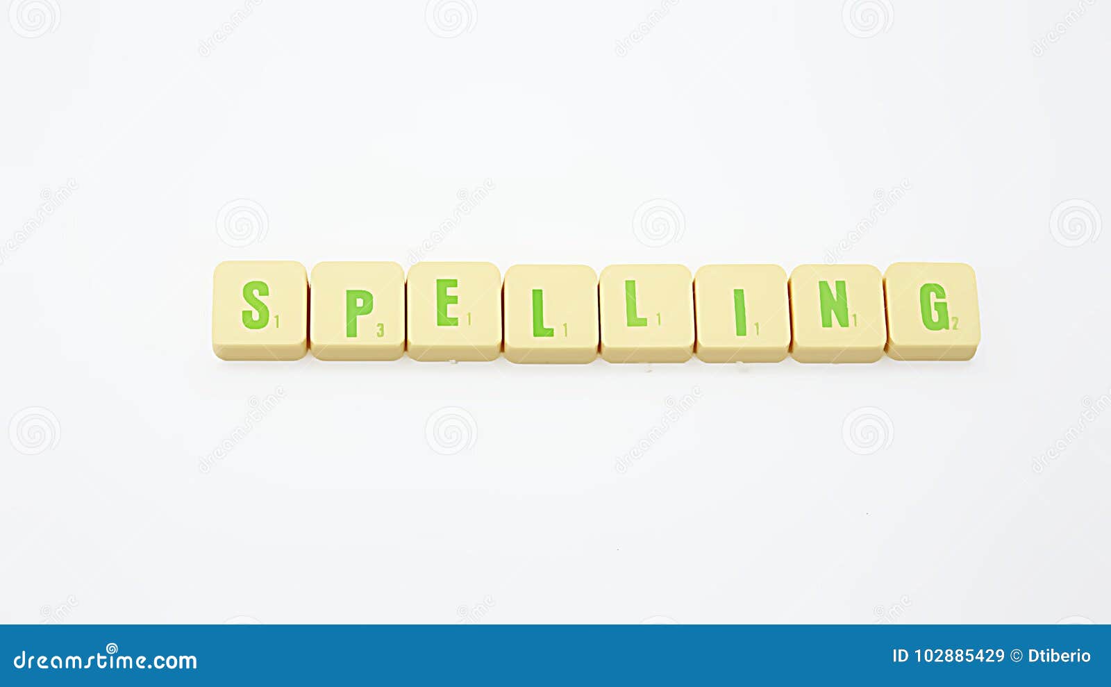 Word Spelling stock image. Image of characters, writing - 102885429