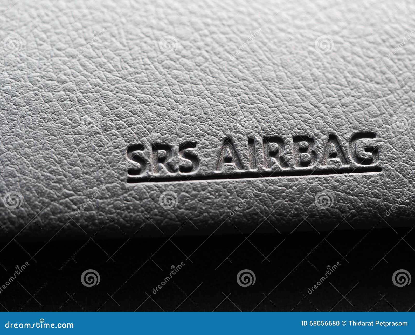 The Word SRS Airbag Symbol Inside Car for Safety Stock Photo - Image of ...