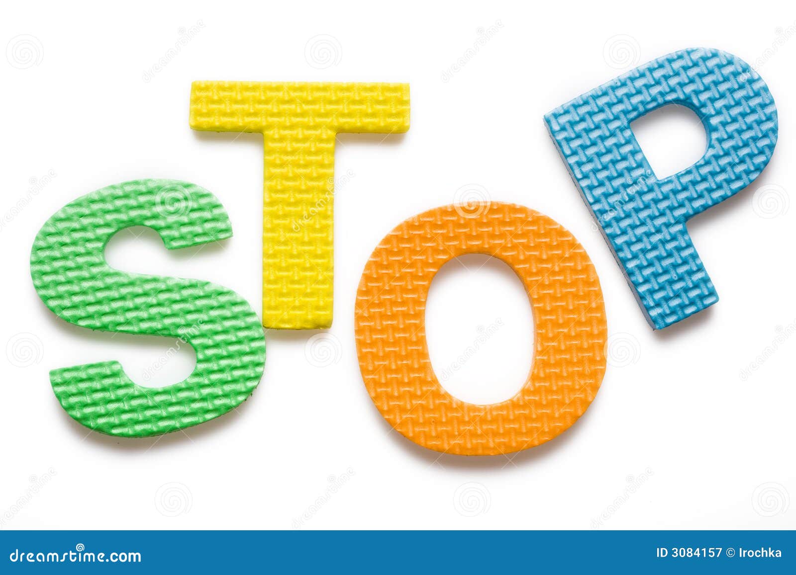 Word STOP stock image. Image of letter, knowledge, colorful - 3084157