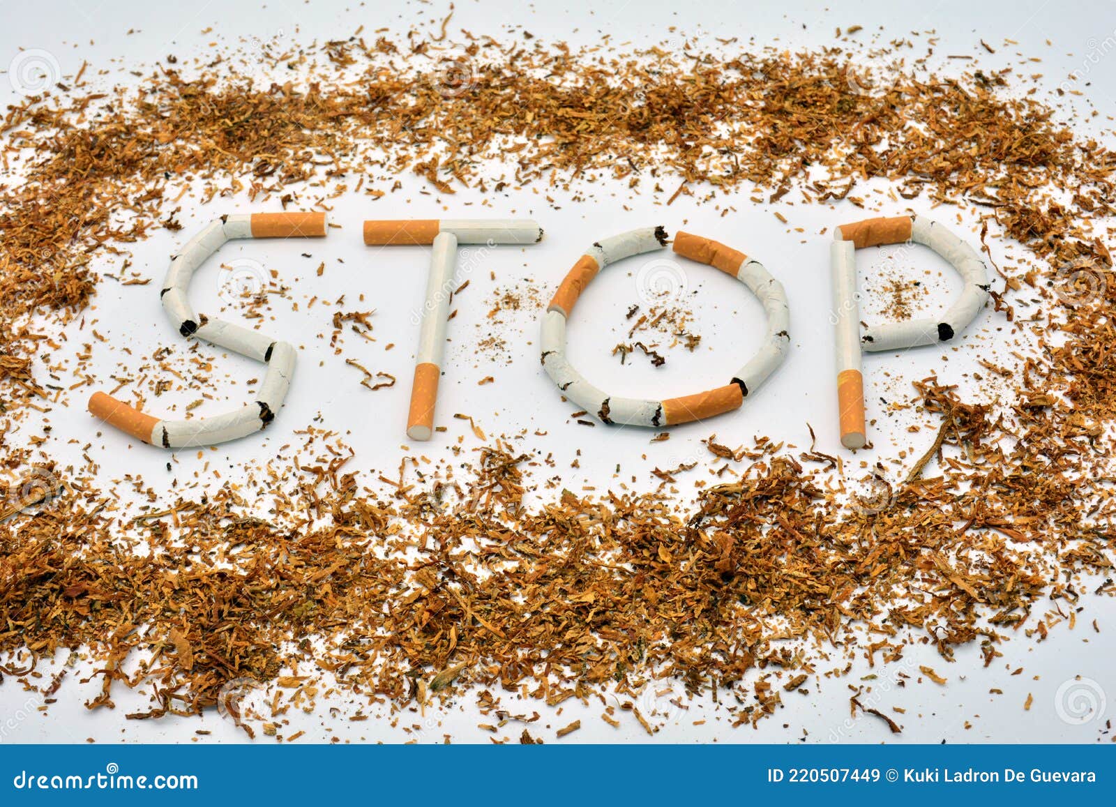 Stop made with cigarettes stock image. Image of objeto - 220507449