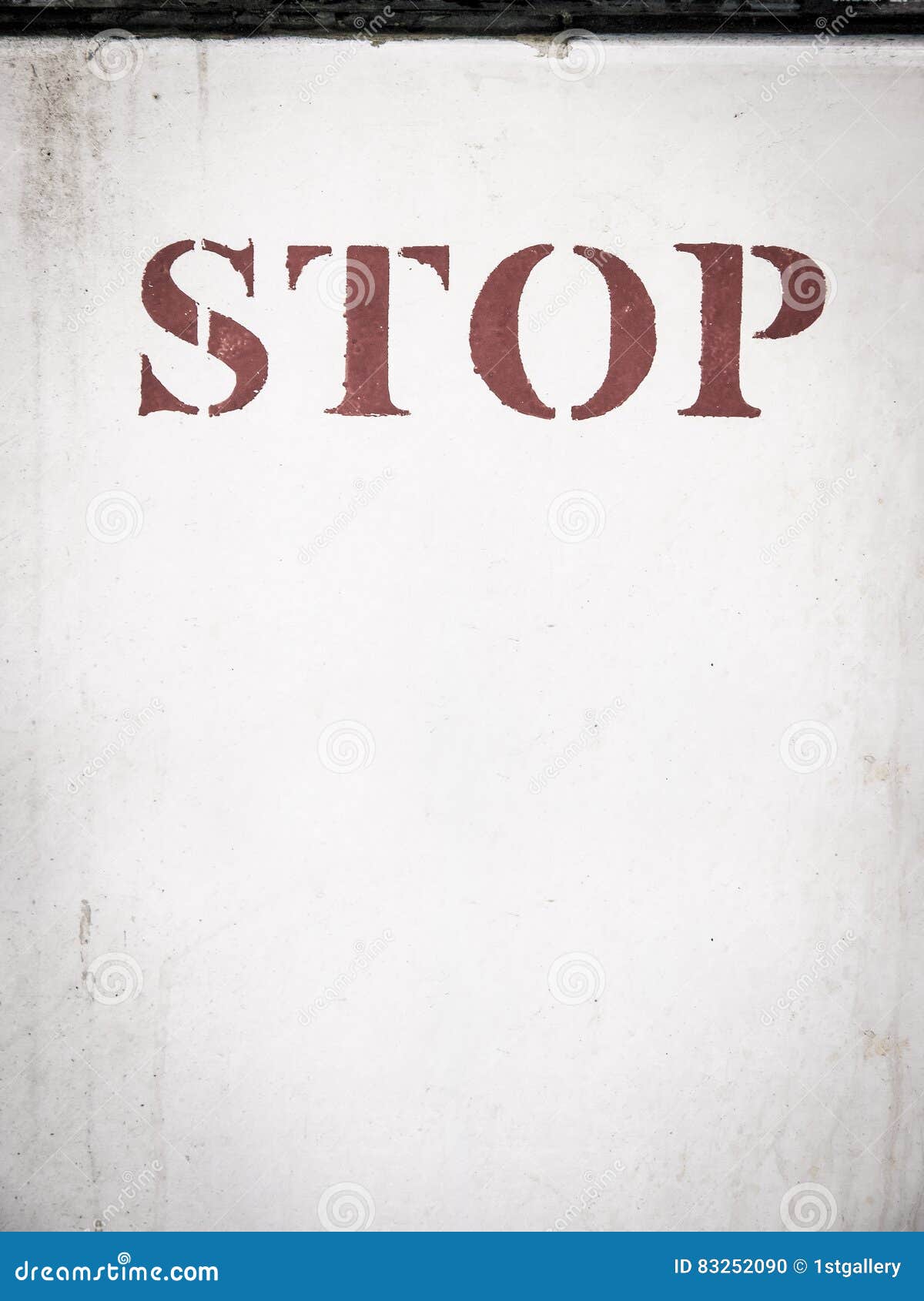 Word stop stock photo. Image of word, safety, weathered - 83252090