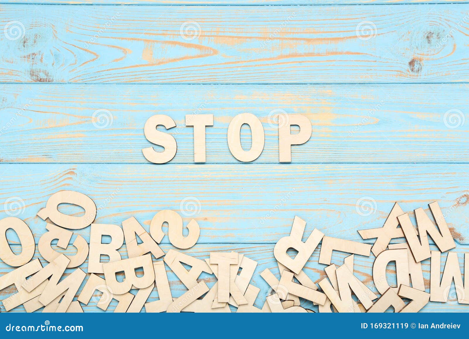 Word Stop stock image. Image of concept, english, letters - 169321119