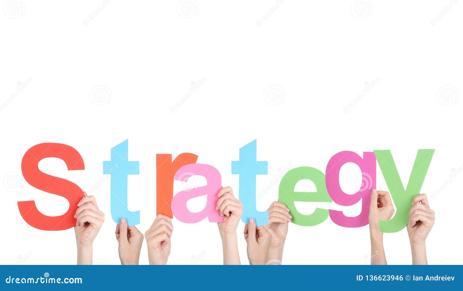The word Strategy stock photo. Image of female, business - 136623946