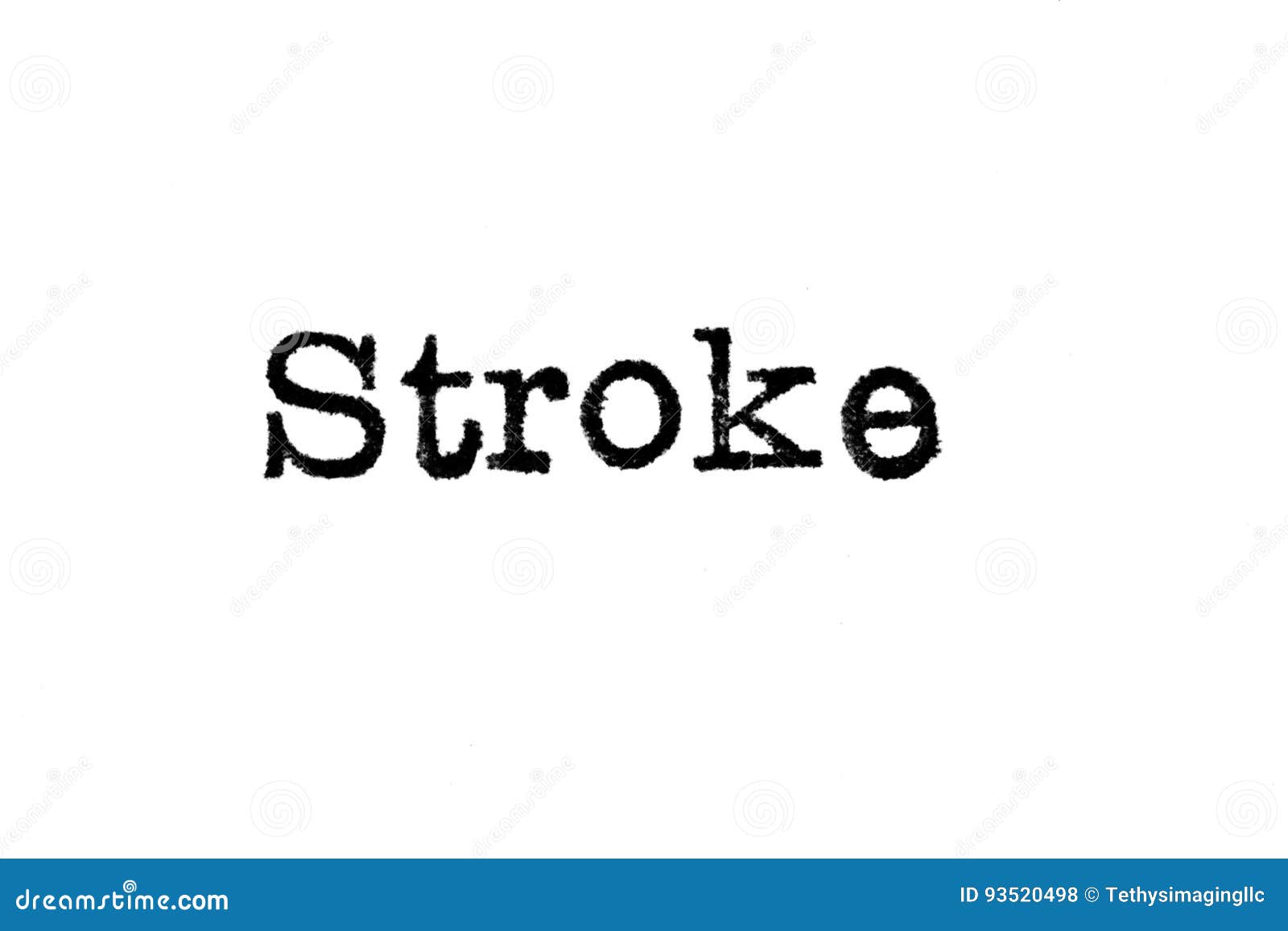 Word STROKE With Stethoscope On Yellow Background Stock Photography ...