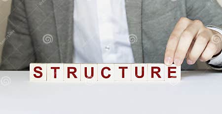Word STRUCTURE Made with Wood Building Blocks Stock Image - Image of ...
