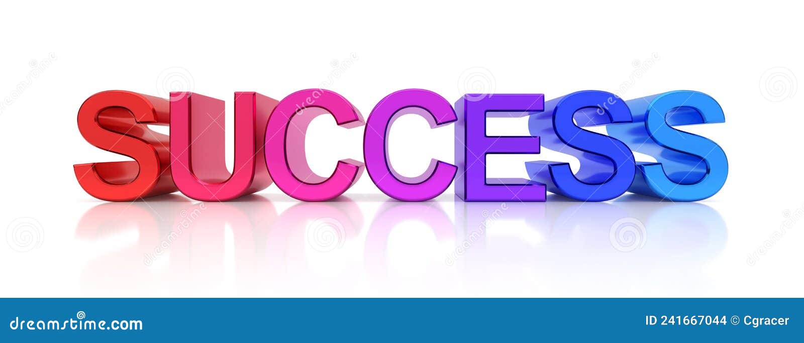 SUCCESS Written In 3D Stylized Green Font With Up Going Arrow. Stock ...