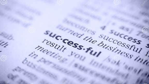 Word successful, macro stock image. Image of macro, thesaurus - 18141039
