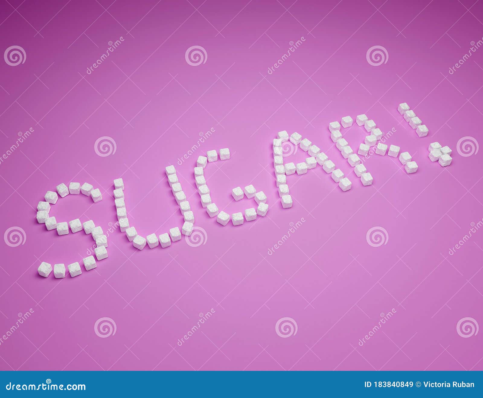 Word Sugar Written On Heap Of Granules. Vector Image | CartoonDealer ...