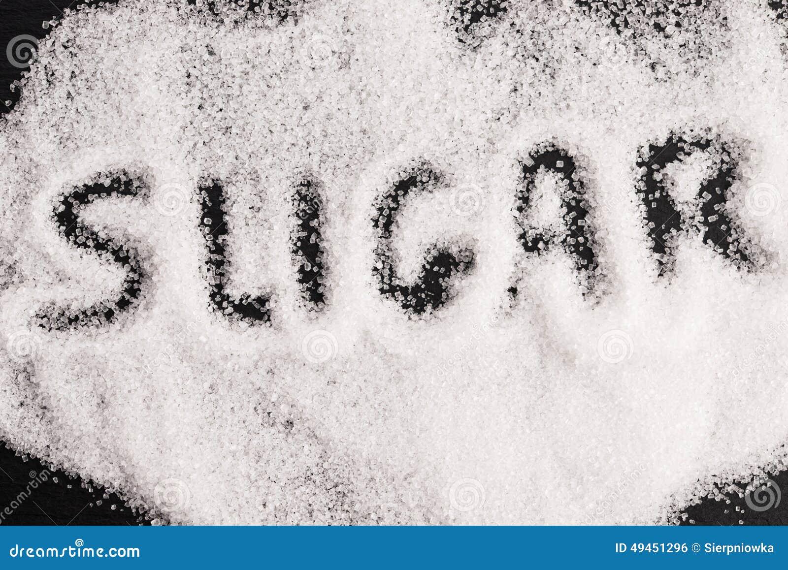 The word sugar stock photo. Image of sucrose, food, concept - 49451296