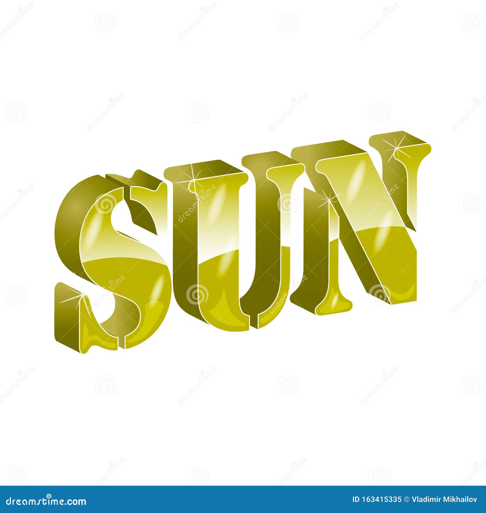 Word sun stock vector. Illustration of decoration, beach - 163415335