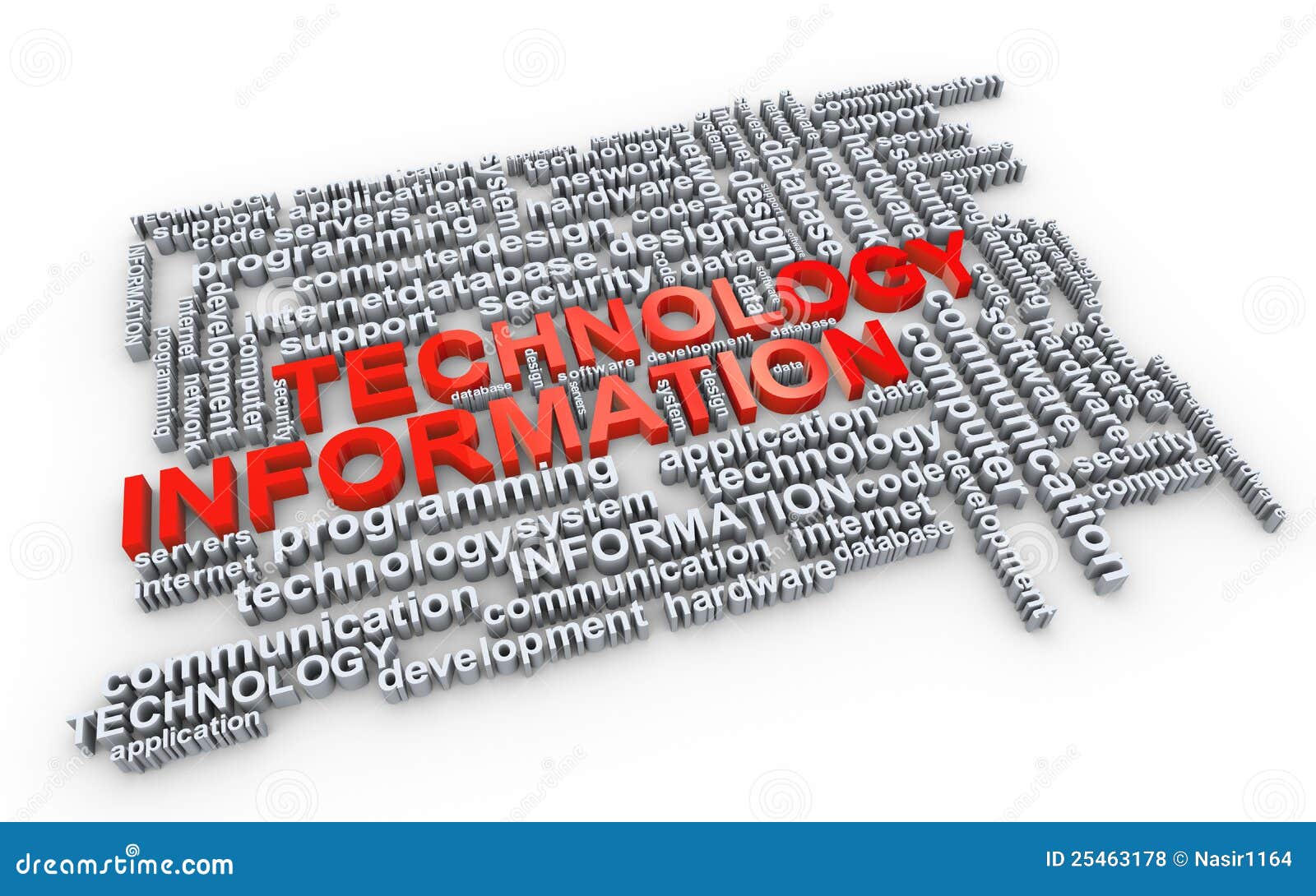 Word Tags of Information Technology Stock Illustration - Illustration ...
