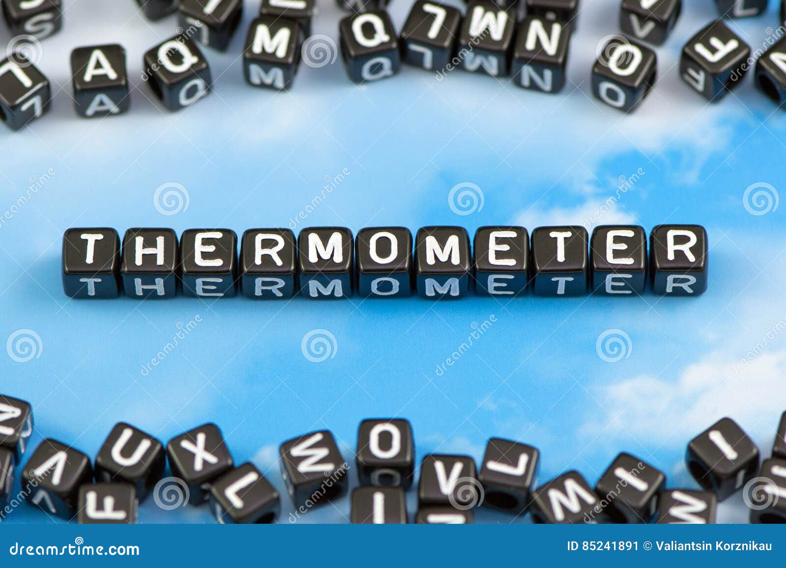 The word Thermometer stock image. Image of disease, font - 85241891