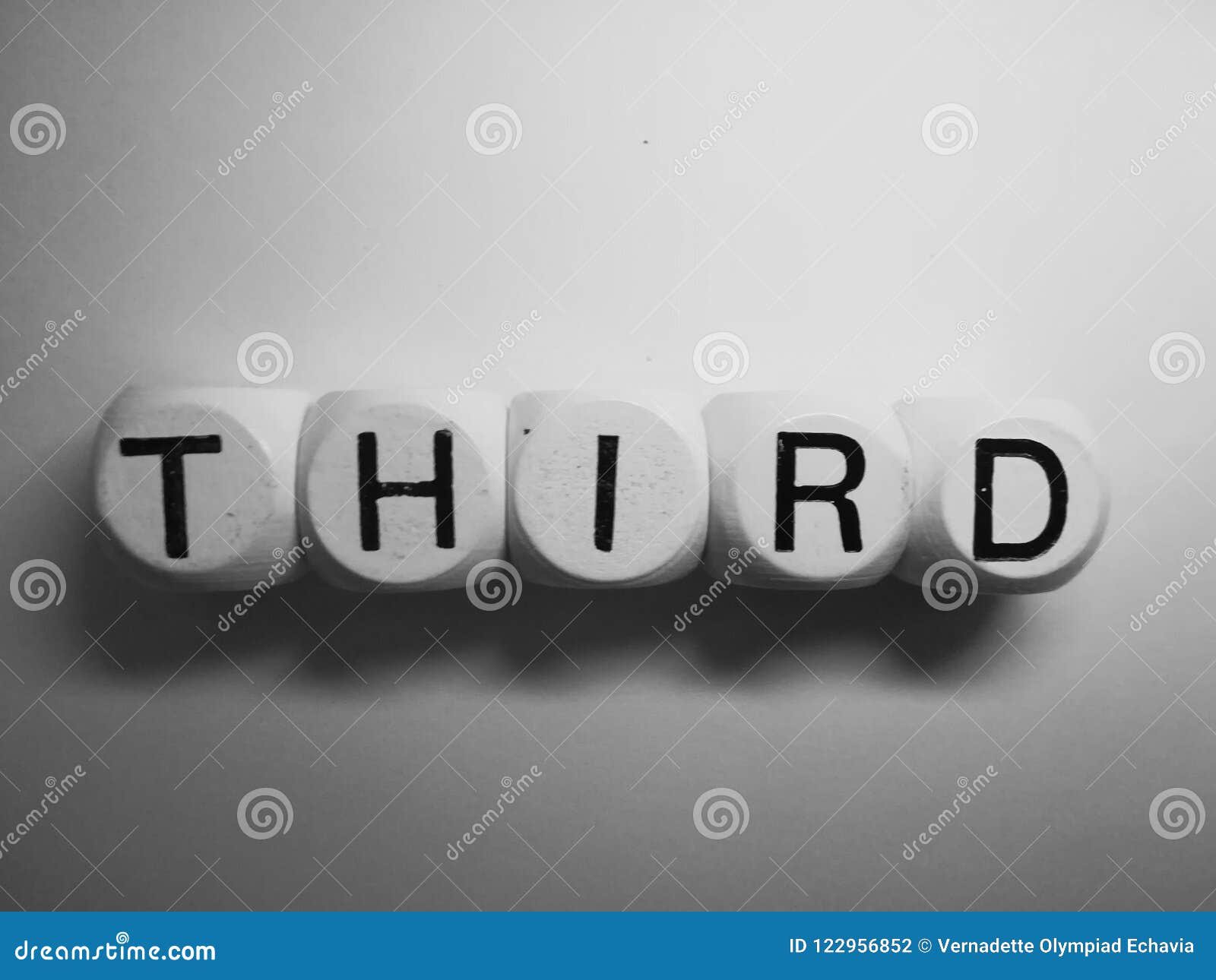 Word third on wooden dice stock photo. Image of dice - 122956852