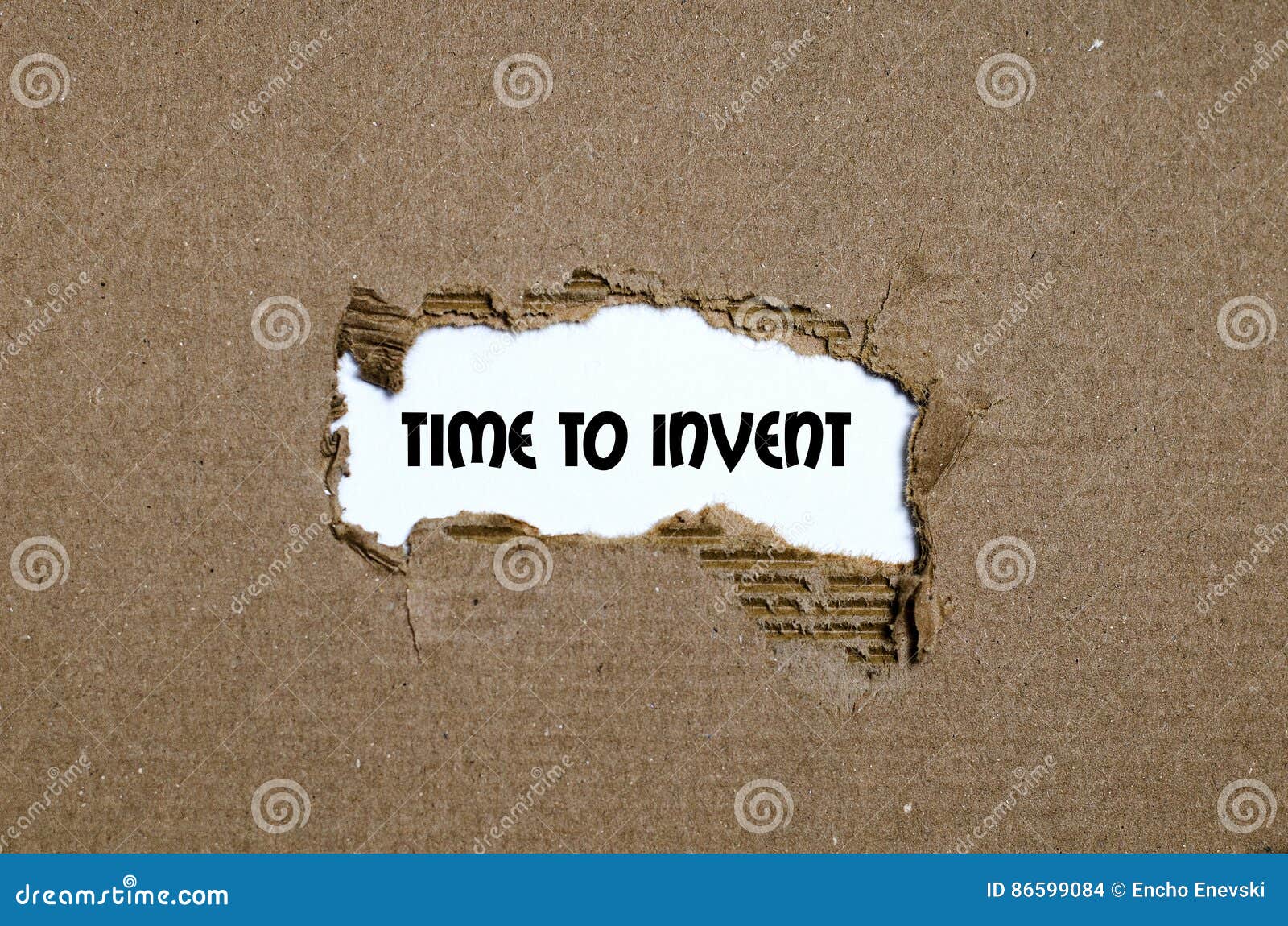 The word time to invent stock photo. Image of change - 86599084