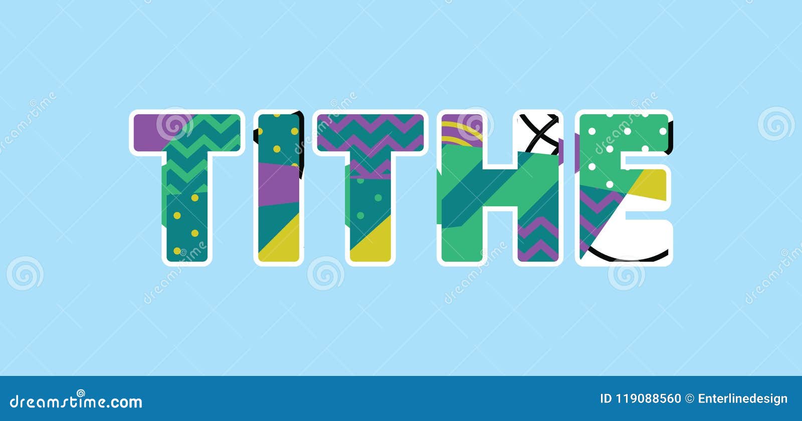 Tithe Concept Word Art Illustration Stock Vector - Illustration of ...